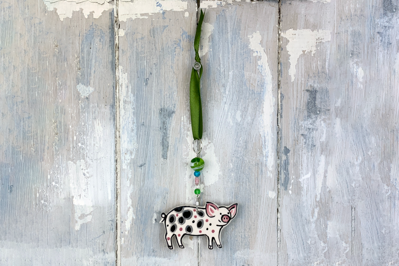 Handmade Ceramic Pig Decoration - Easton Estate and Walled Gardens