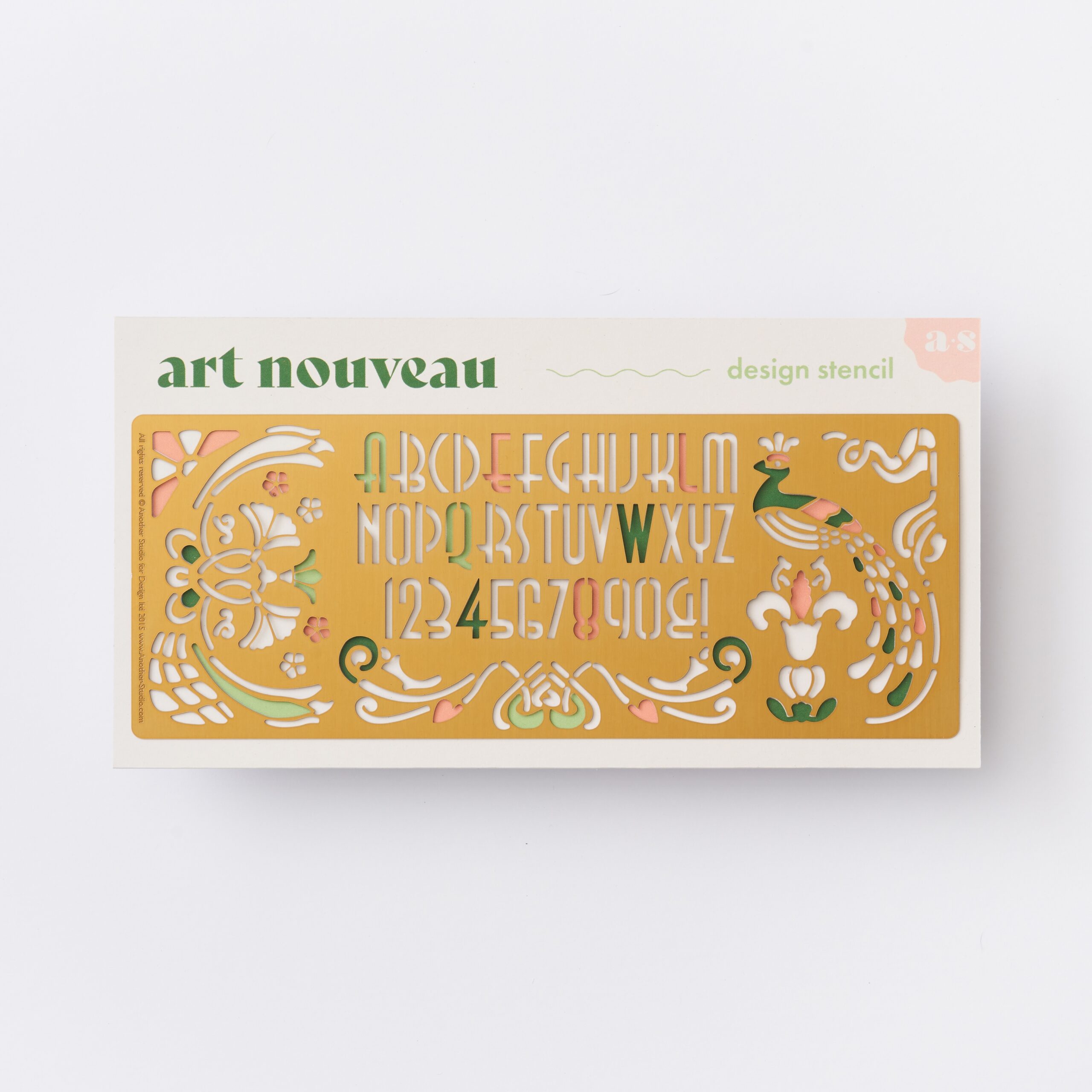 Art Nouveau Design Stencil - Easton Estate and Walled Gardens