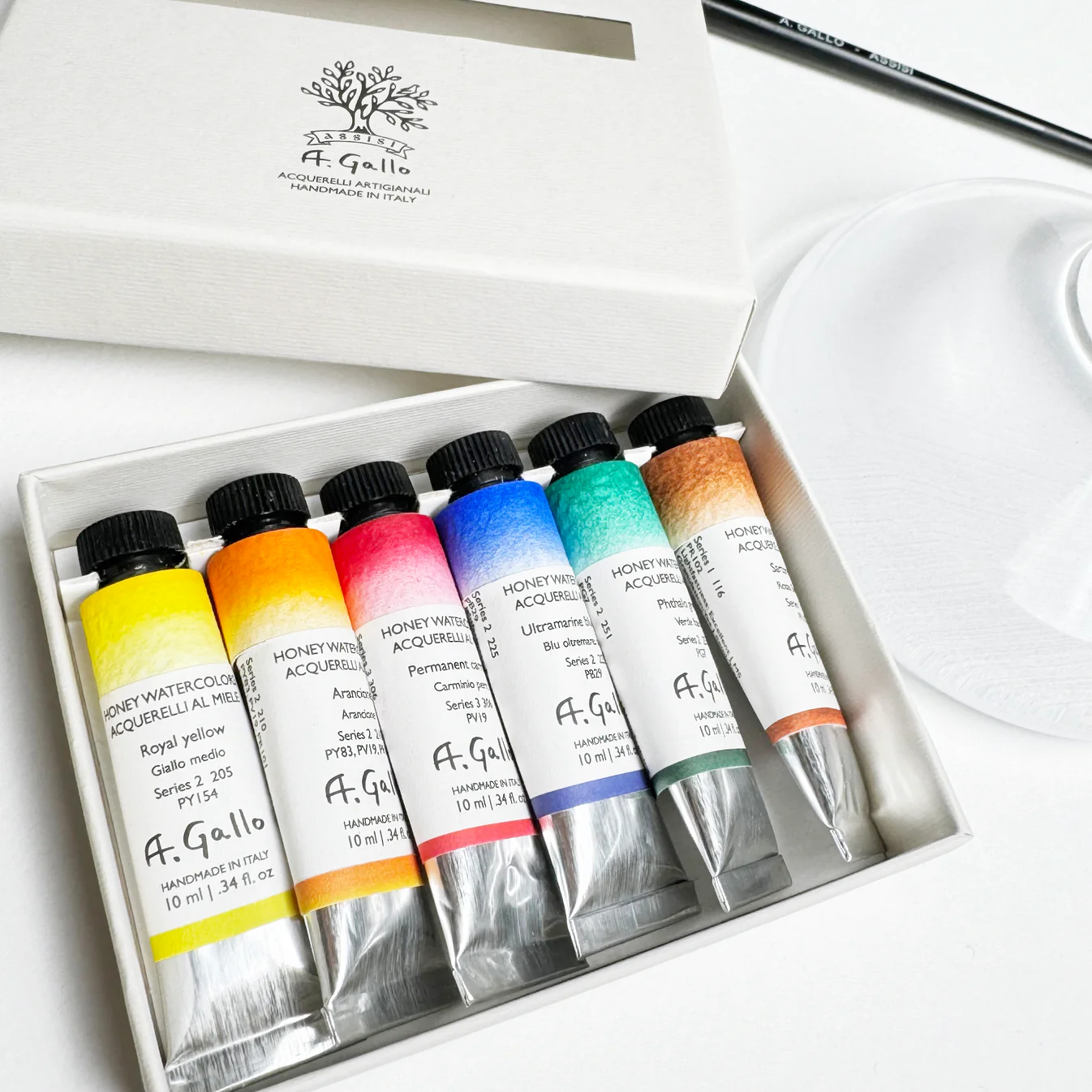 A. Gallo Handmade Watercolour Tubes Set – Core - Easton Estate and ...