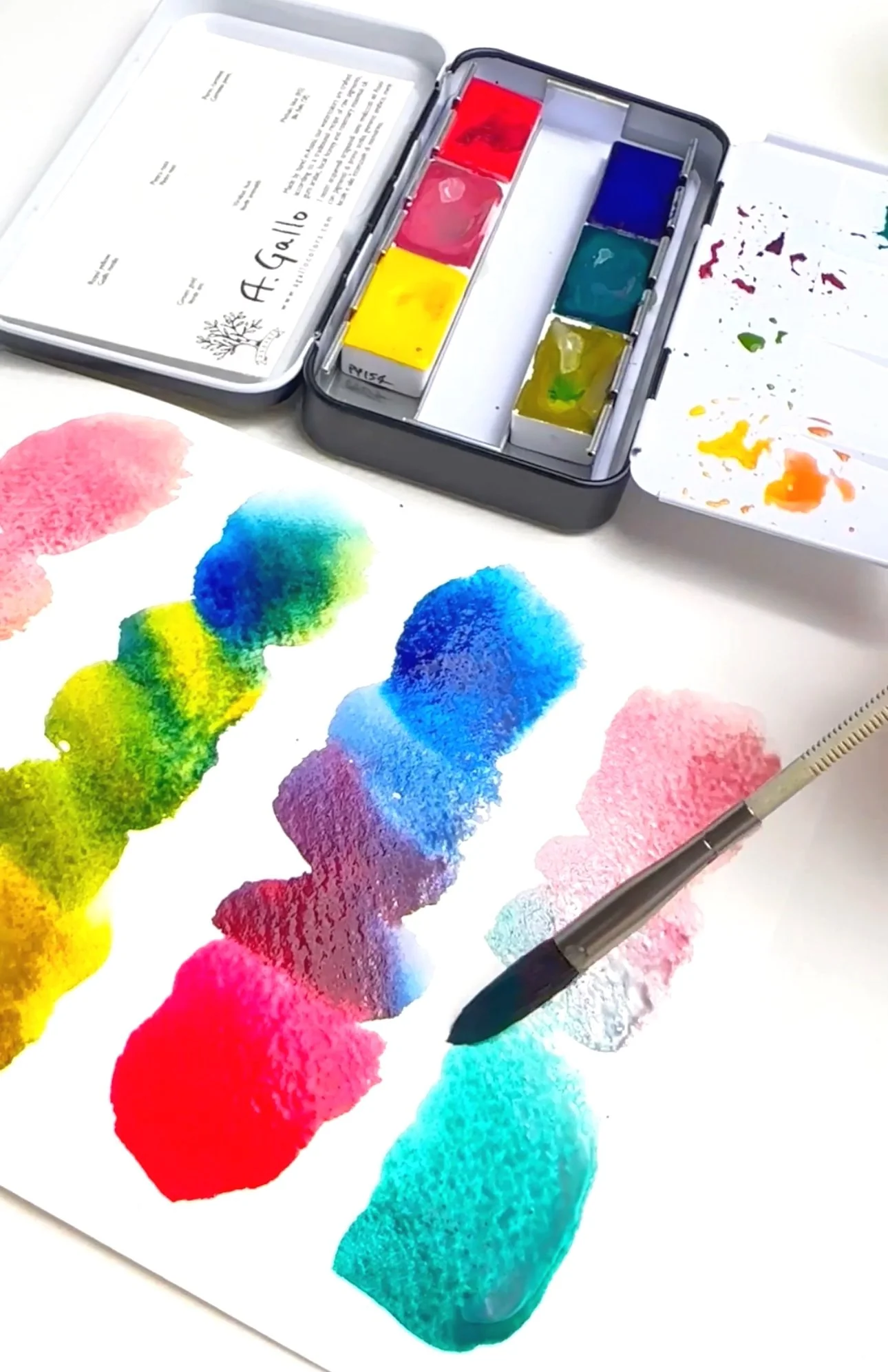 A. Gallo Handmade Watercolour Full Pan Set – Primavera - Easton Estate ...